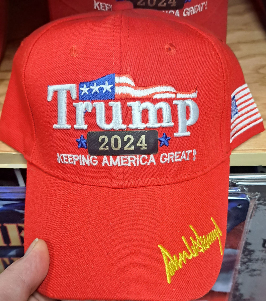 Trump 2024 Keeping America Great Hat – Trump Gear - Signs, Flags and More!