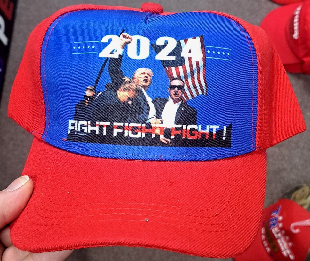 Trump 2024 Fight Fight Fight Hat – Trump Gear - Signs, Flags and More!