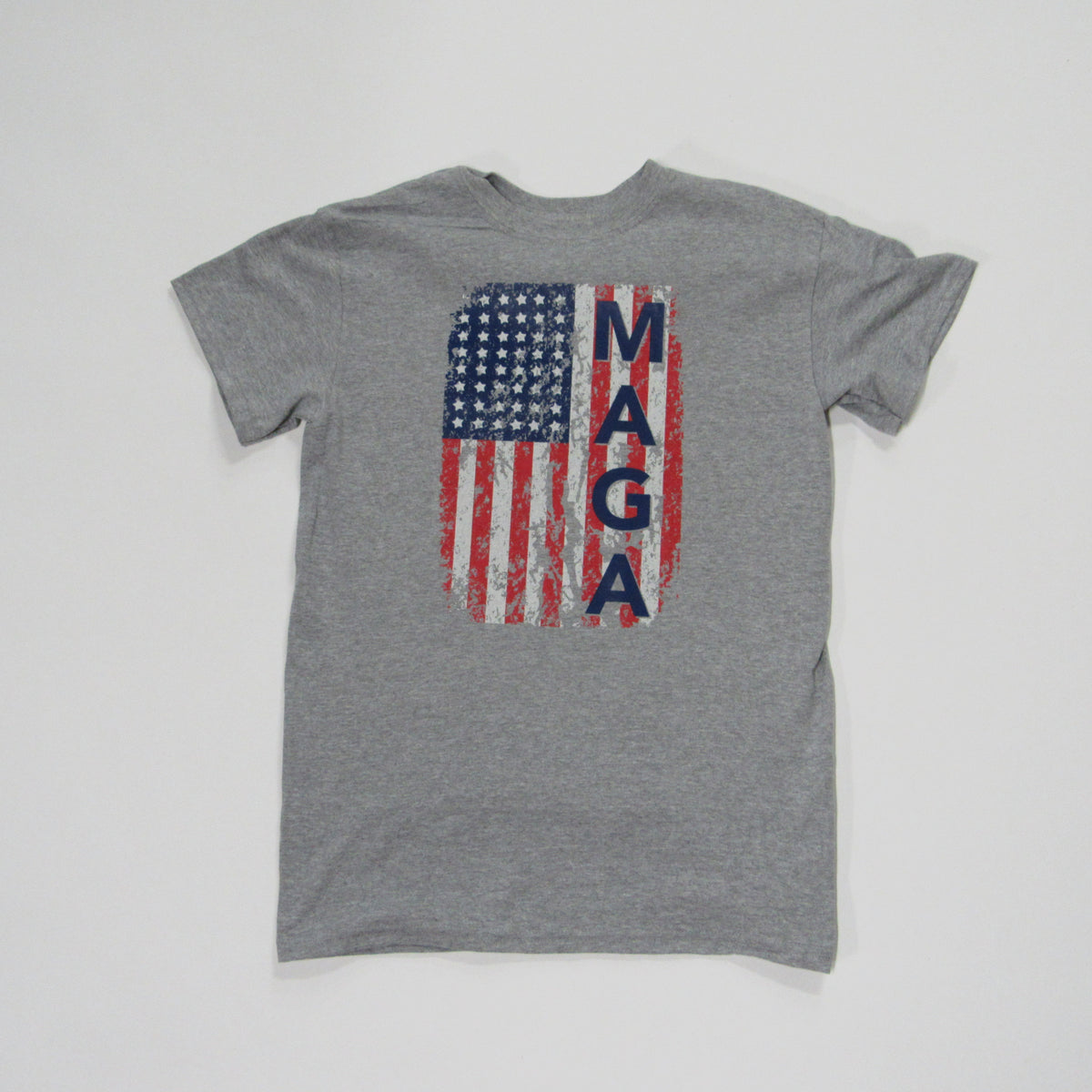 MAGA Vertical American Flag T-Shirt – Trump Gear - Signs, Flags and More!