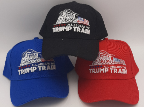 All Aboard the Trump Train 2020 Hat – Trump Gear - Signs, Flags and More!